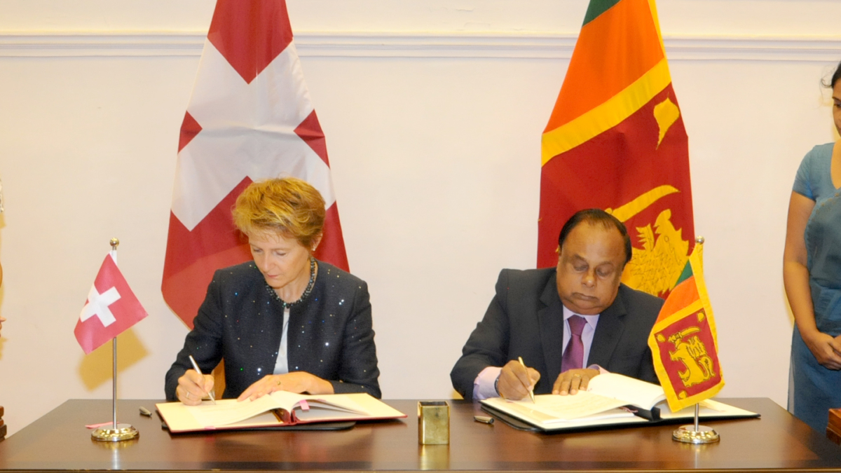 FORGING STRONGER TIES BETWEEN SWITZERLAND AND SRI LANKA - Embassy Of ...